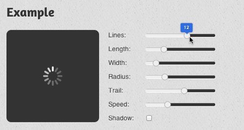 AJAXのローディングアイコンをカスタマイズして表示可能なJavaScript「Spin.js」 | Web活メモ帳